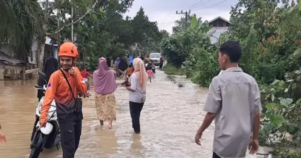 Banjir Landa 4 Kecamatan di Aceh Tamiang, Ratusan Warga Mengungsi
