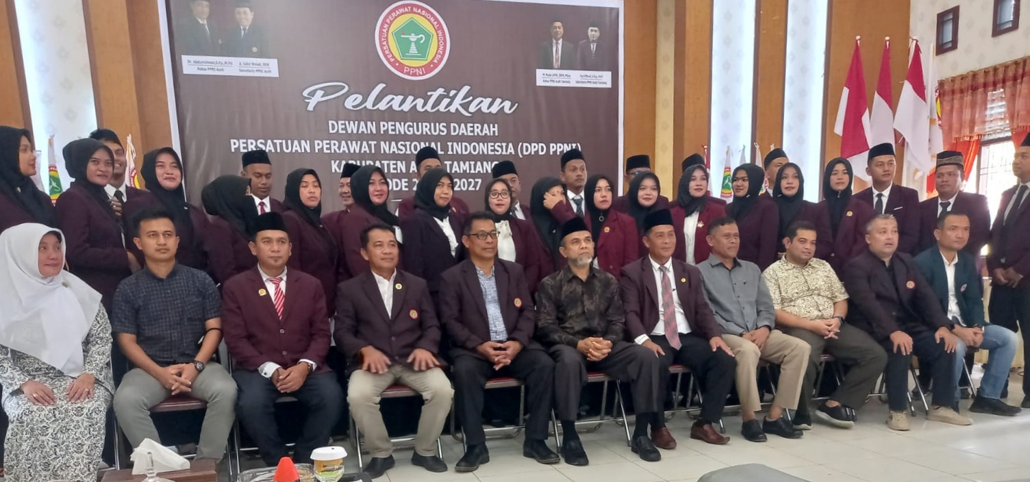 Pengurus DPD PPNI Aceh Tamiang Dilantik, Ini Nama-nama Pengurusnya