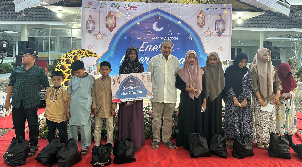Pertamina EP Field Rantau Gelar Safari Ramadhan dan Santunan Anak Yatim