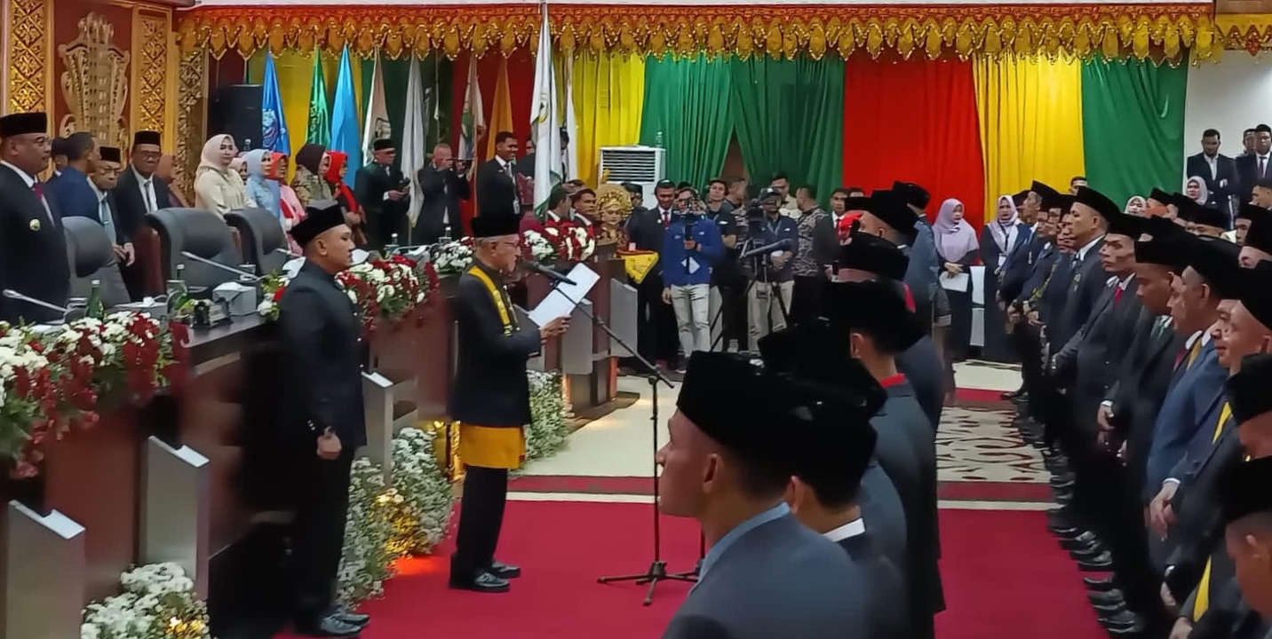 76 Anggota DPR Aceh Periode 2024-2029 Resmi Dilantik, Ini Daftar Namanya