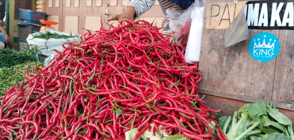 Harga Cabai Merah di Aceh Tamiang Capai Rp 80 Ribu per Kilogram